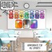 Art Classroom Color Theory Posters, Warm, Cool, Neutral Color Poster ...