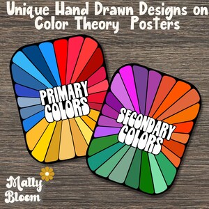 Art Classroom Color Theory Posters, Warm, Cool, Neutral Color Poster ...