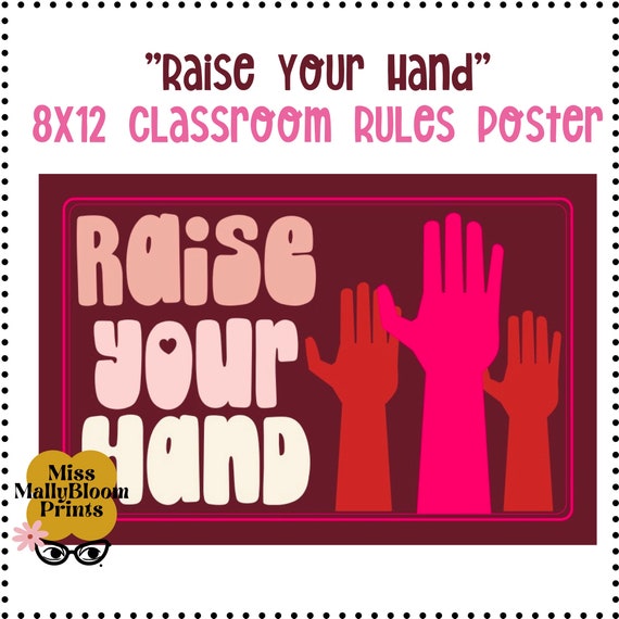 Classroom Rules Poster_bulletin Board Printables Classroom | Etsy