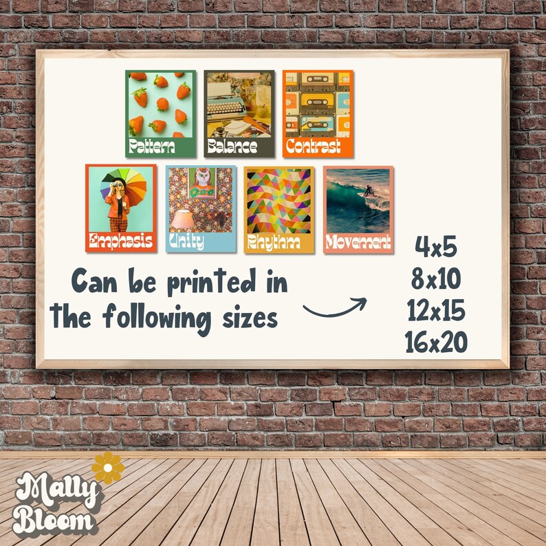 Principles of Design Poster Bundle Elements and Principles - Etsy