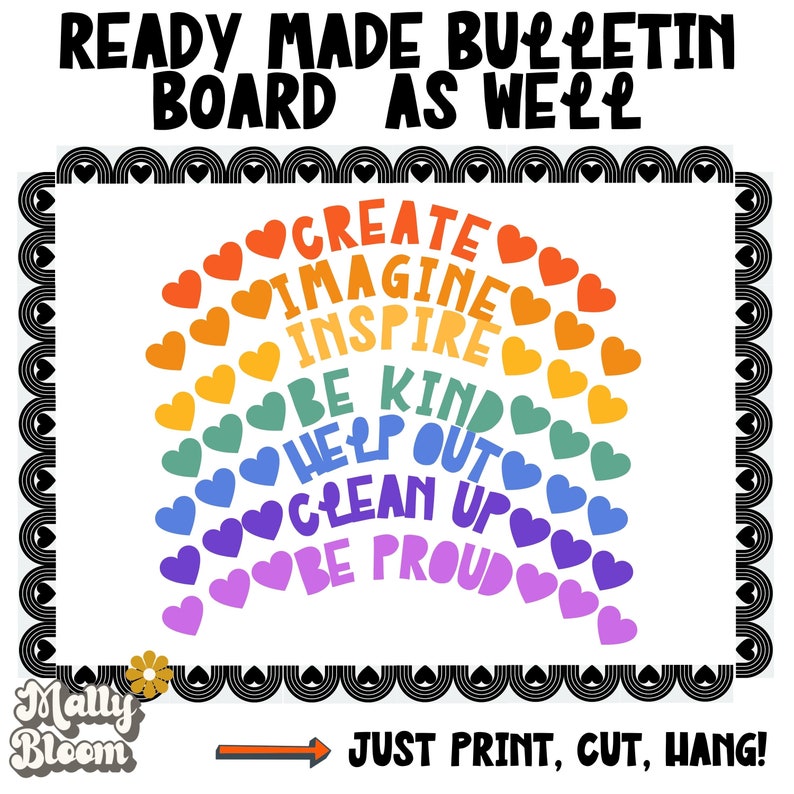 Art Bulletin Board Kit Art Room Decor Art Teacher Decor - Etsy