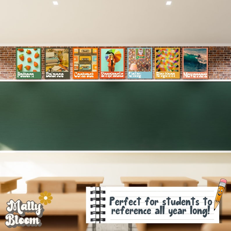 Principles of Design Poster Bundle Elements and Principles - Etsy