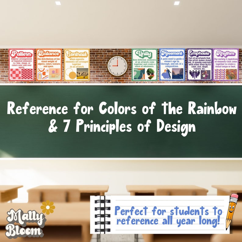 Classroom Poster Bundle Principles of Design Classroom Decor - Etsy