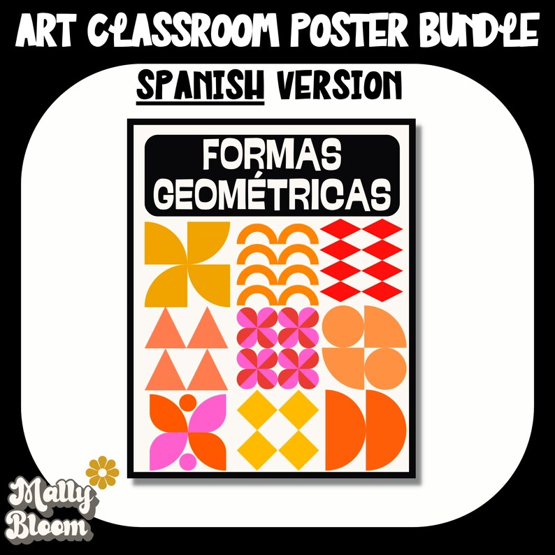 Art Classroom Spanish Poster Bundle Art Classroom Decor - Etsy