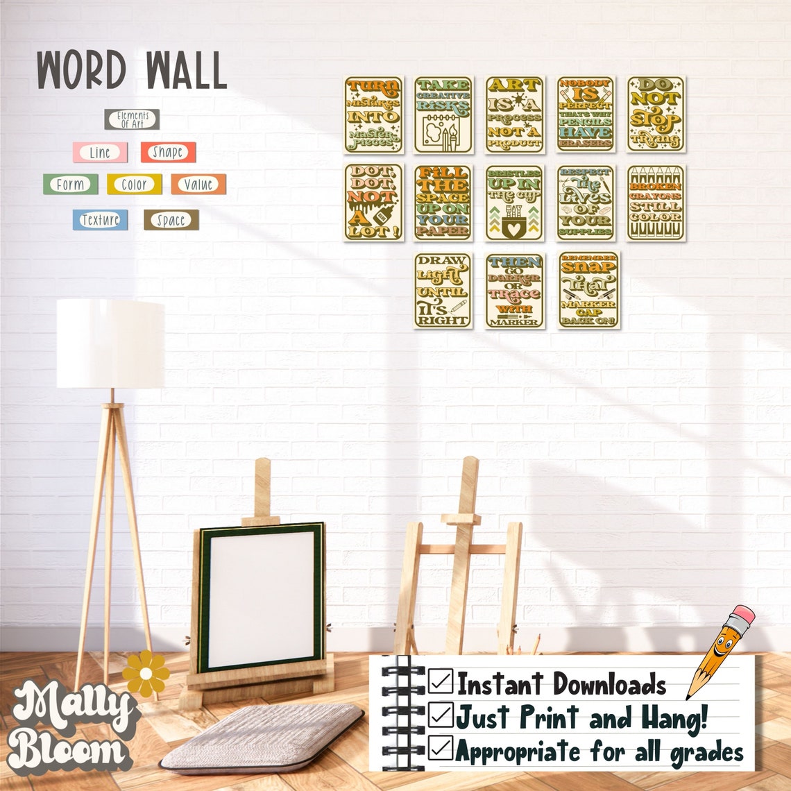 Art Classroom Rules and Procedure Poster Bundlegrowth - Etsy