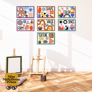Elements of Art Poster Bundle Classroom Decor Classroom - Etsy