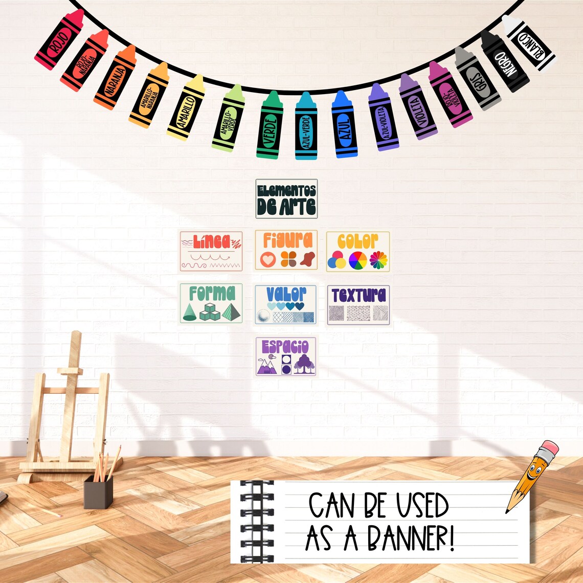 Spanish Color Wheel Poster Bundle Art Classroom Decor - Etsy