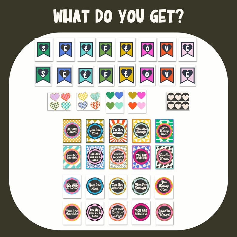 Affirmations for Classroom Poster Bundle Growth Mindset - Etsy