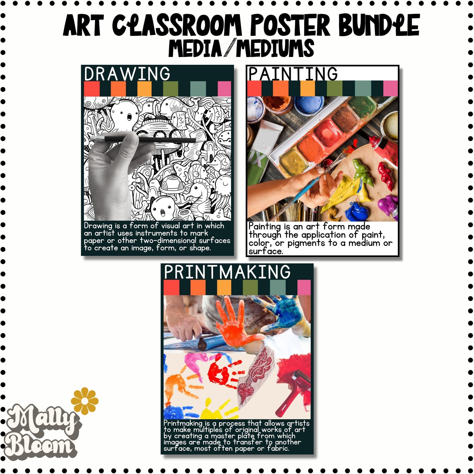 Art Classroom Poster Bundle Classroom Decor Classroom Poster - Etsy