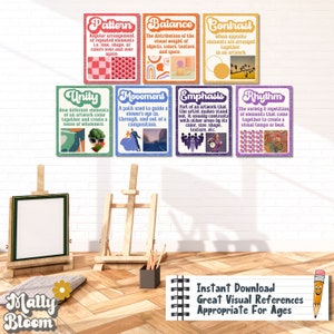 Classroom Poster Bundle , Principles of Design Classroom Decor Bundle ...