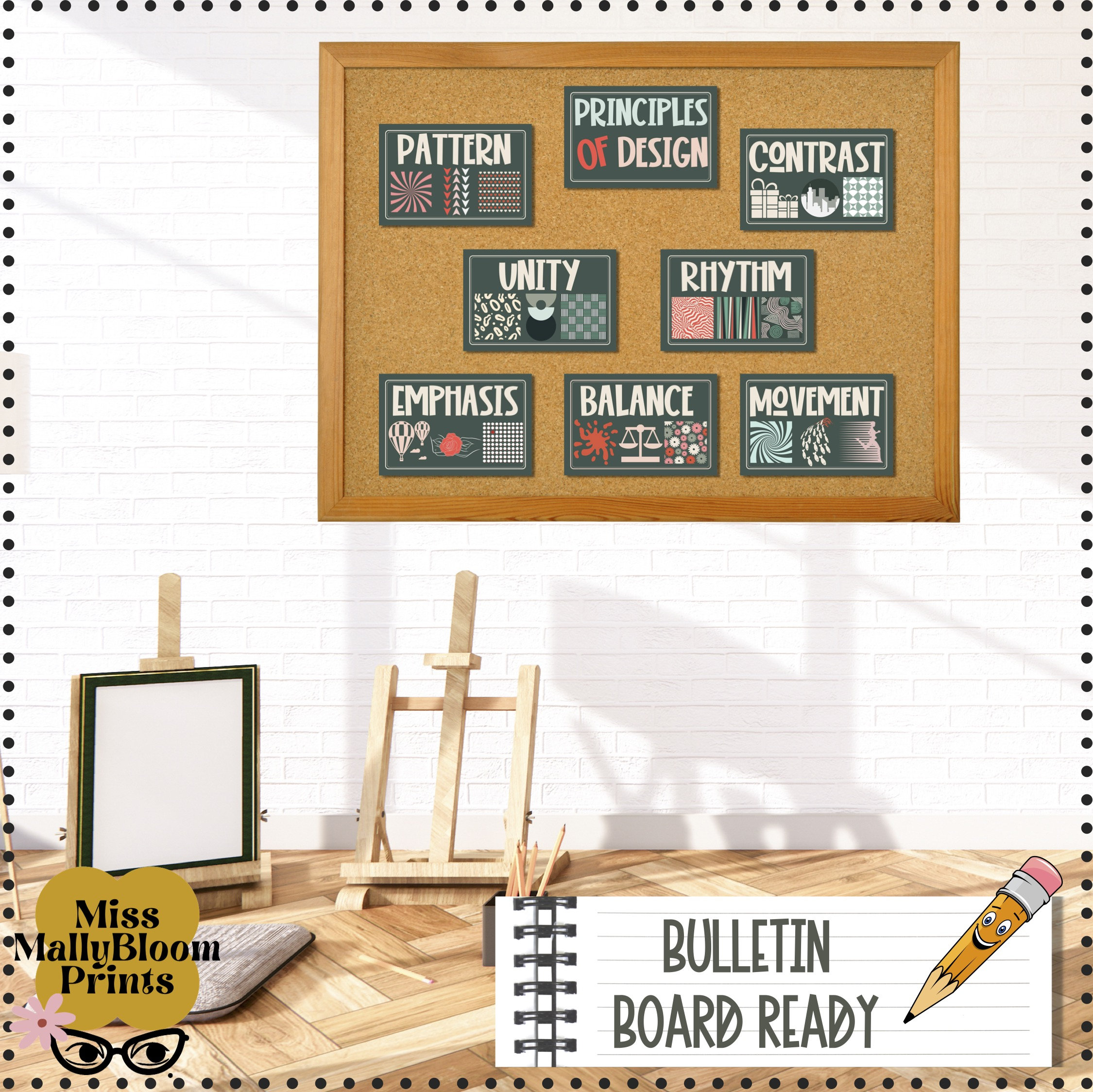 Classroom Poster Bundle Principles of Design Art Classroom - Etsy