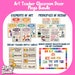 Art Classroom Poster, Art Room Decor, Art Teacher Bulletin Board ...