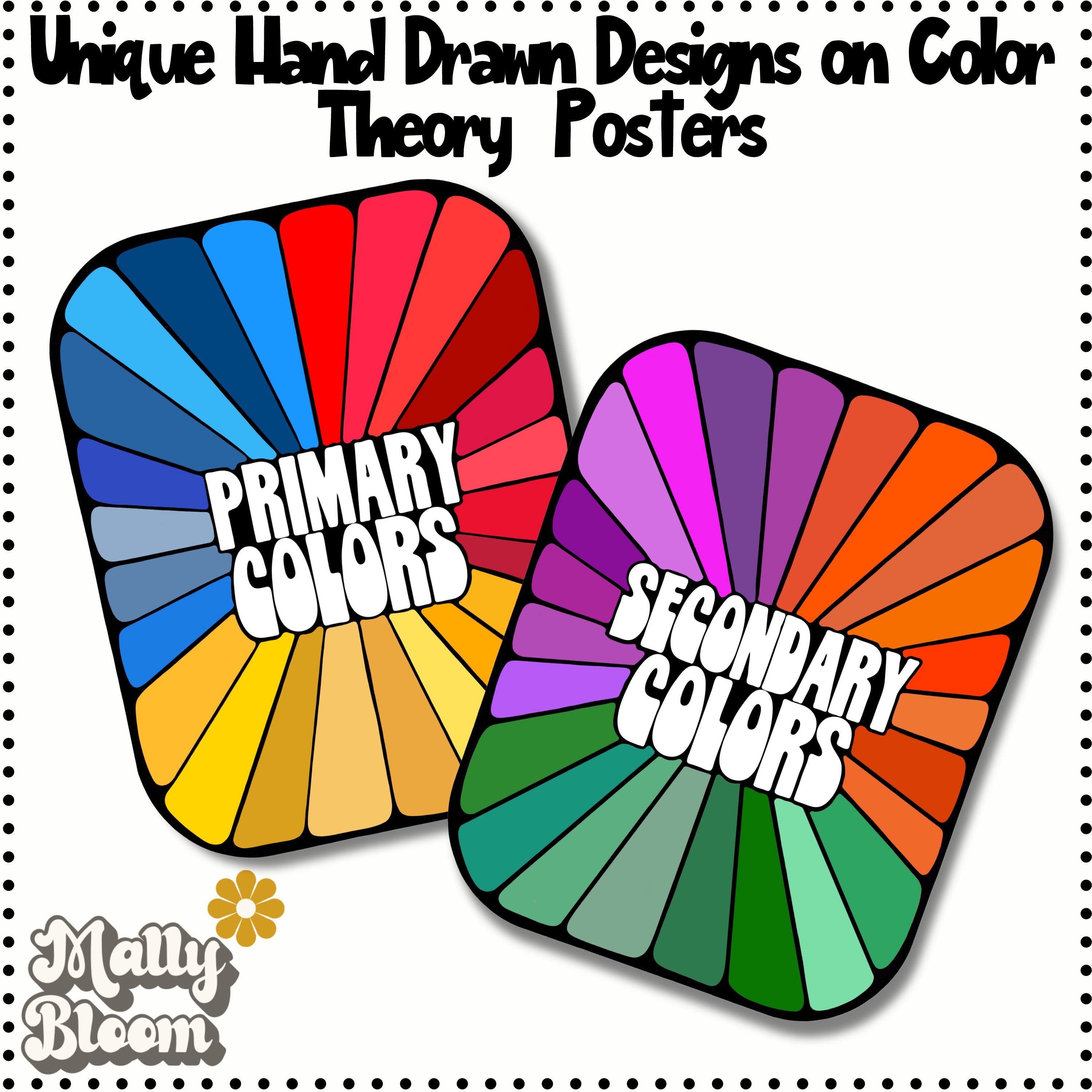Art Classroom Color Theory Posters, Warm, Cool, Neutral Color Poster ...