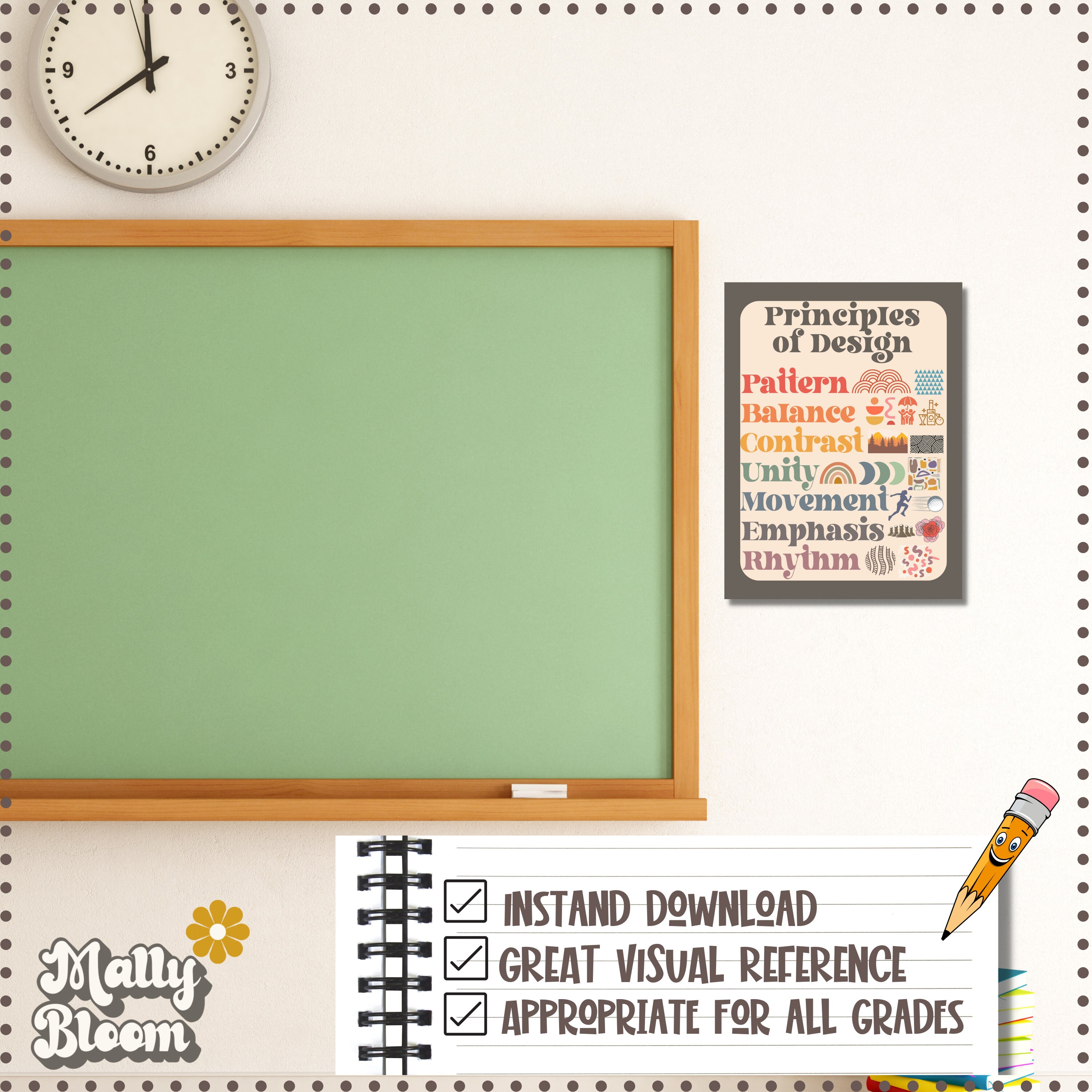 Elements of Art Classroom Poster Art Classroom Wall Decor - Etsy