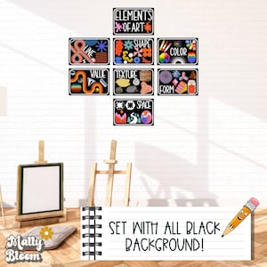 Elements of Art, Art Elements Poster Bundle, Art Classroom Decor ...