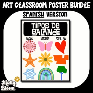 Art Classroom Spanish Poster Bundle, Art Classroom Decor, Classroom ...