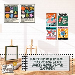 Art Classroom Decor, Art Room Posters, Art Teacher Decor, Art Classroom ...