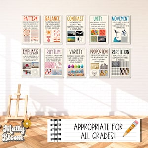 Principles of Design Classroom Decor Bundle Art Classroom - Etsy