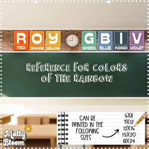 Rainbow Elements of Art Classroom Decor Bundle,principles of Design ...