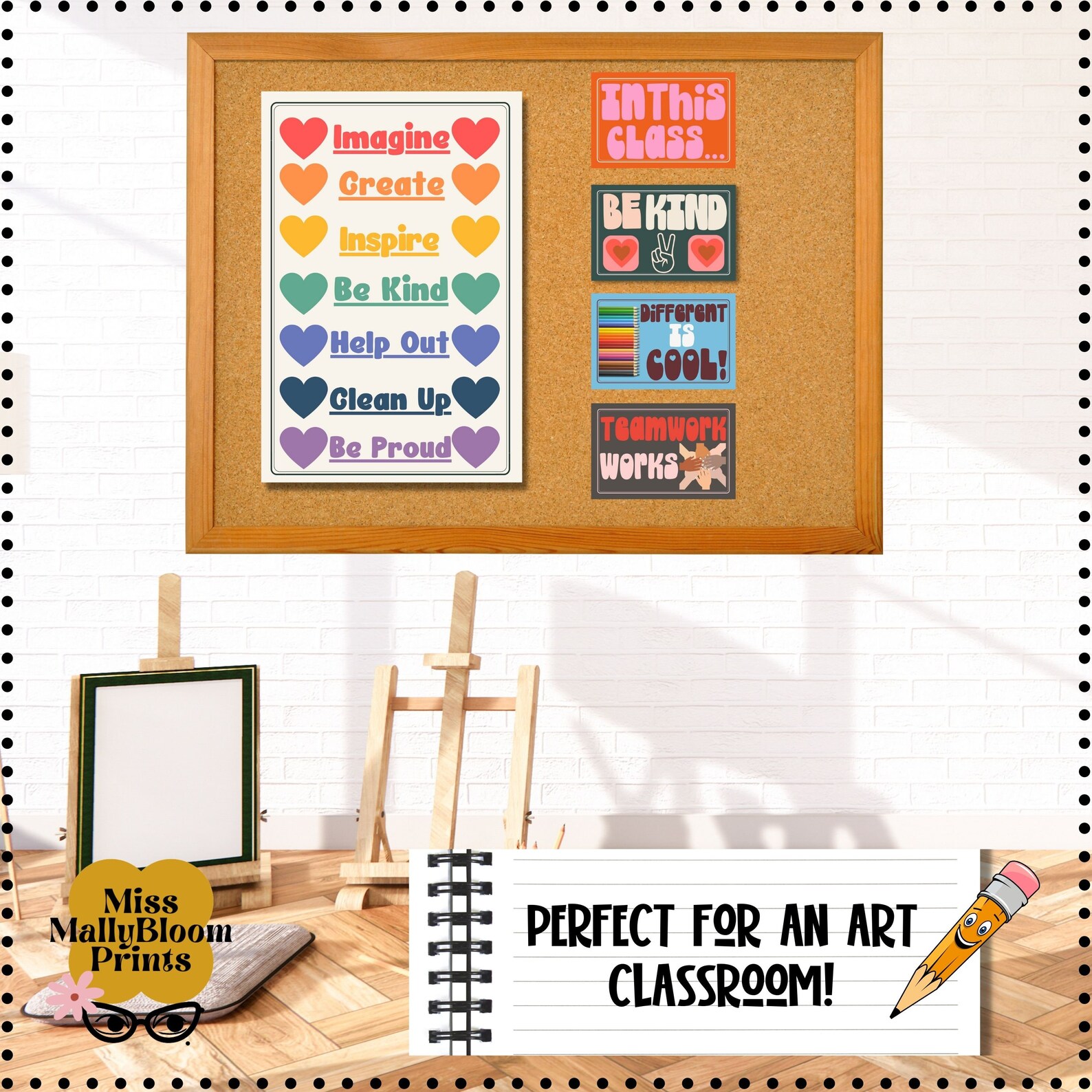 Rainbow Classroom Poster Printable Positive Class Decor - Etsy