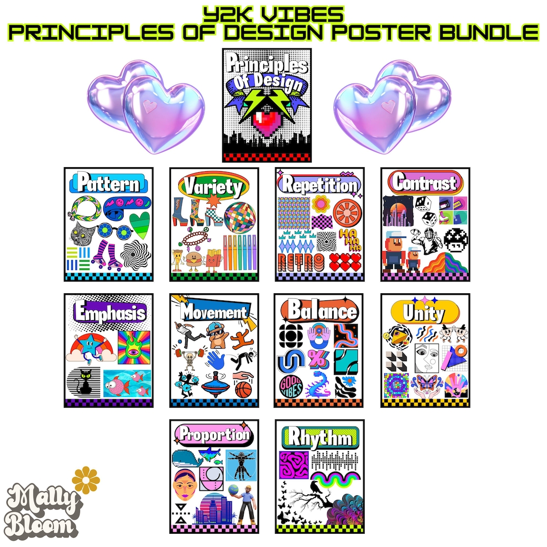 Classroom Poster Bundle , Principles of Design Classroom Decor Bundle ...