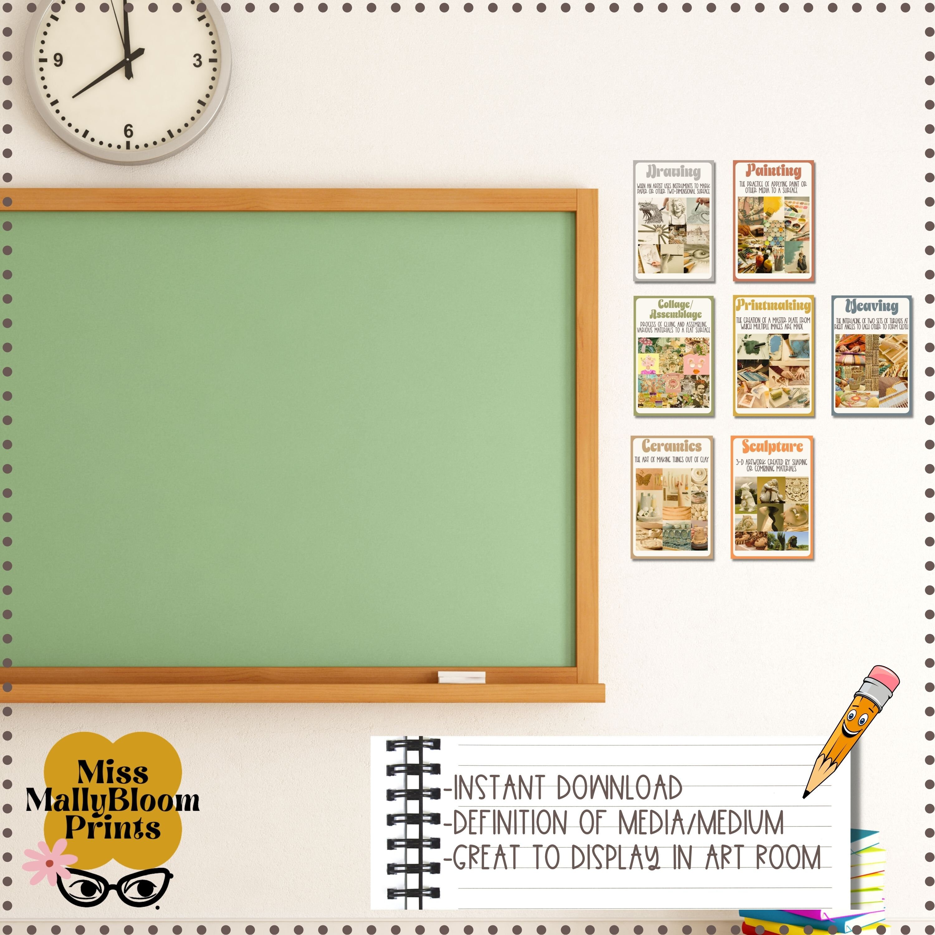 Art Classroom Poster Bundle Classroom Decor Classroom Poster - Etsy