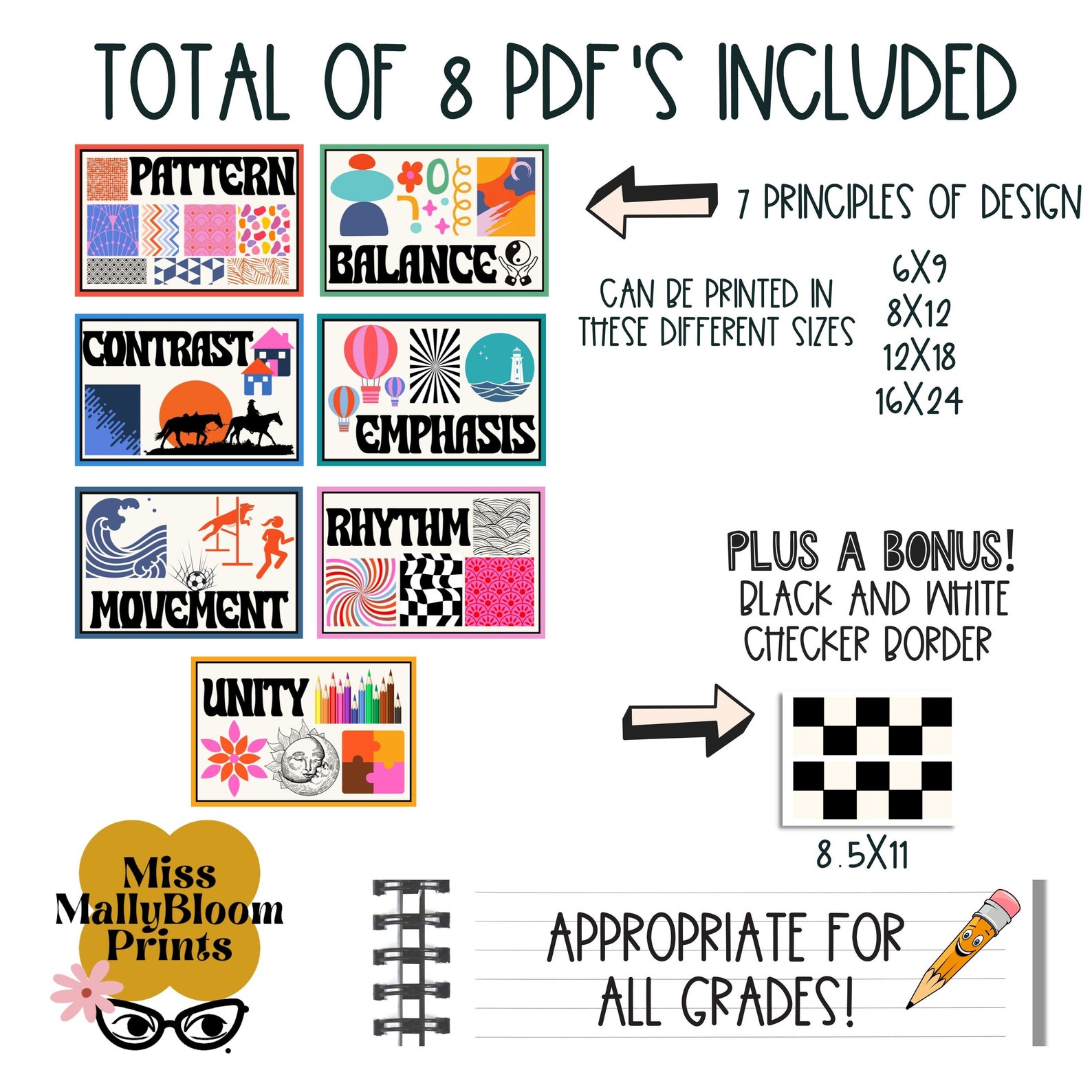 Principles of Design Poster Bundle Classroom Decorclassroom - Etsy