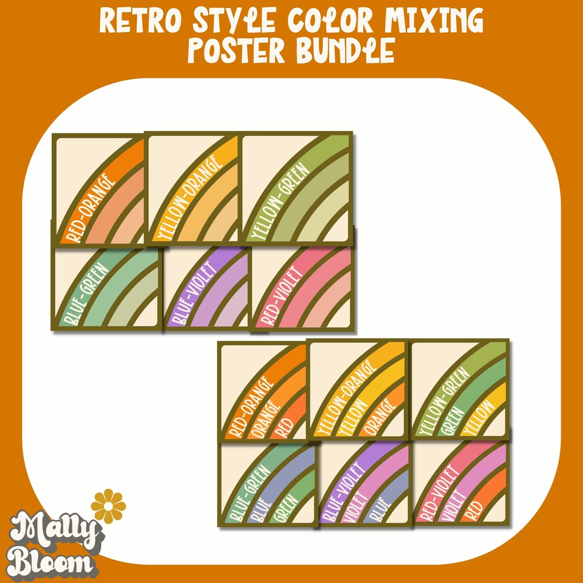 Art Classroom Decor Color Theory Poster Bundle Color Wheel - Etsy