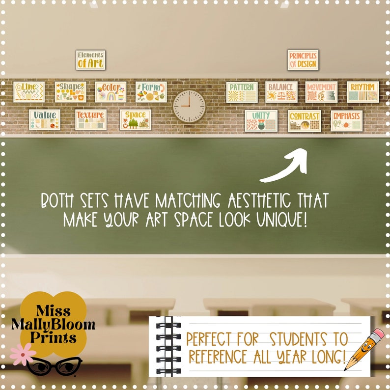 Elements and Principles Poster Bundle Principles of Design - Etsy