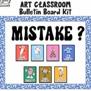 Art Classroom Rules Poster Bundle, Art Classroom Decor, Art Teacher ...