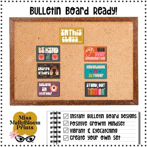 Printable Classroom Decor, High School Classroom Decor, Bulletin Board ...