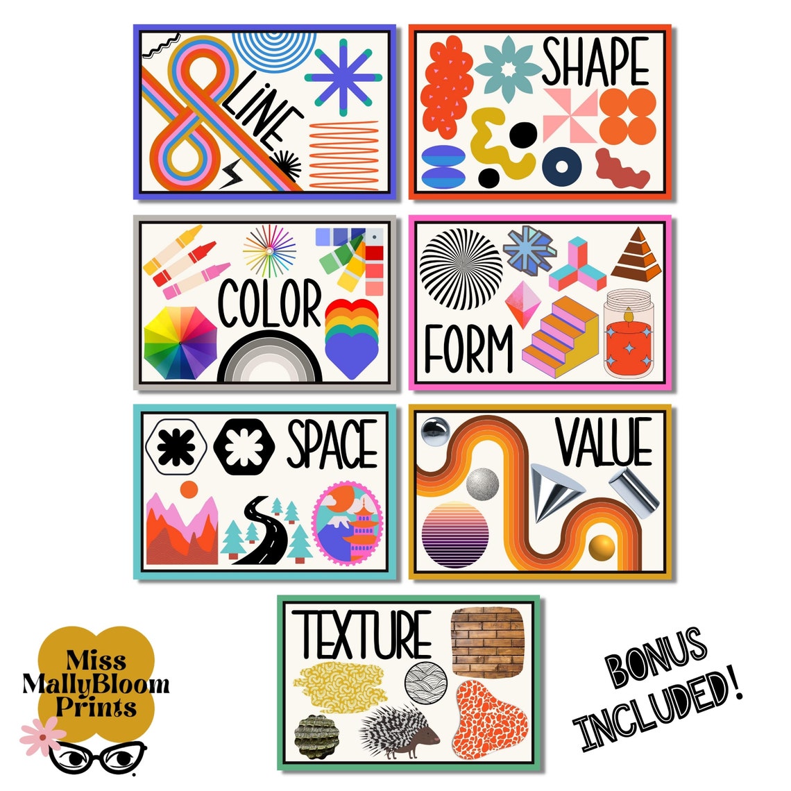 Elements of Art Poster Bundle Classroom Decor Classroom - Etsy