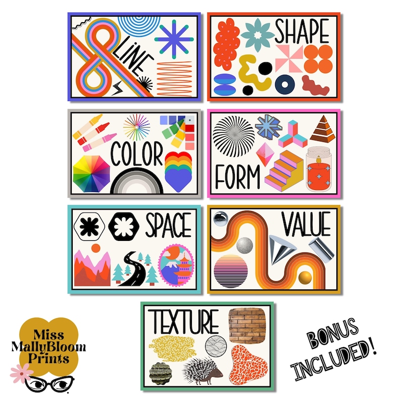 Elements of Art Poster Bundle Classroom Decor Classroom - Etsy