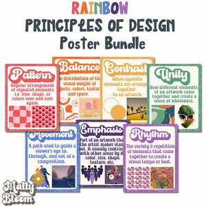 Classroom Poster Bundle , Principles of Design Classroom Decor Bundle ...