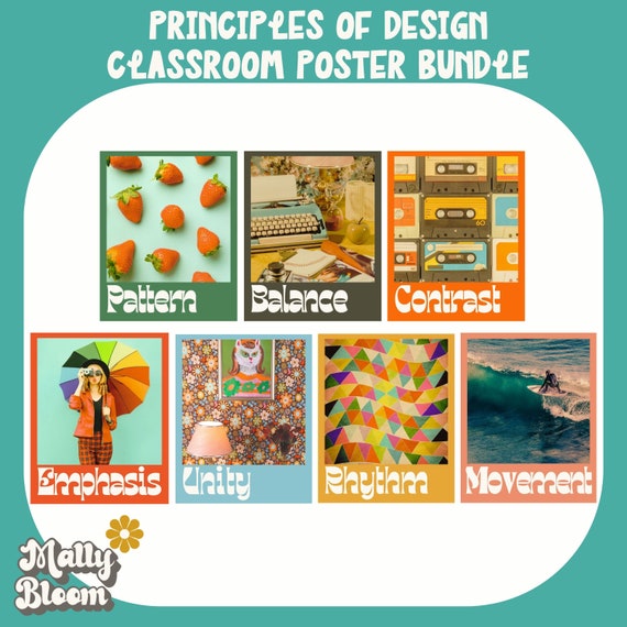 Principles of Design Poster Bundle Elements and Principles - Etsy