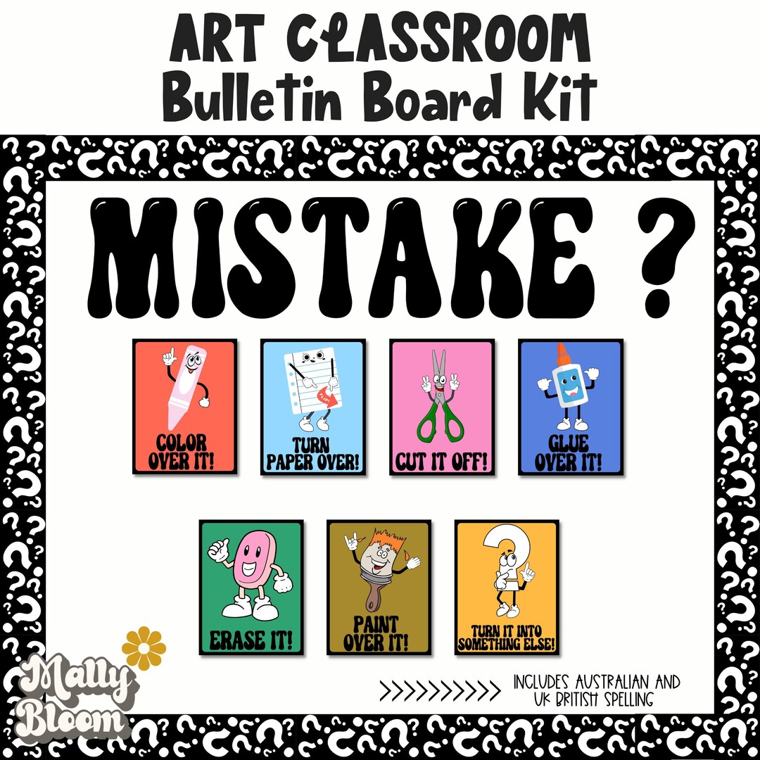 Art Classroom Rules Poster Bundle, Art Classroom Decor, Art Teacher ...