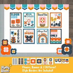 Classroom Decor Poster Bundle, Growth Mindset, Classroom Rules,bulletin ...