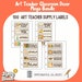 Art Classroom Decor Bundle, Elements of Art, Principles of Design ...