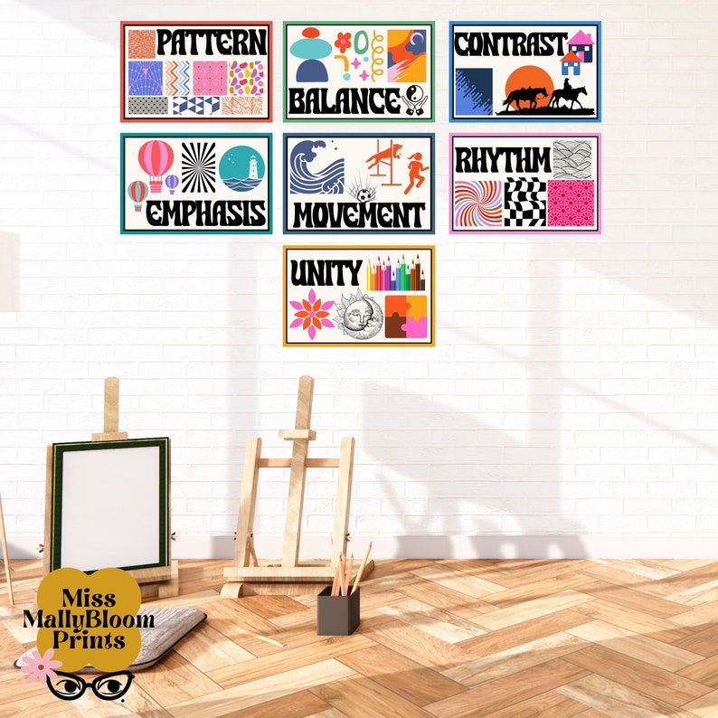 Principles of Design Poster Bundle Classroom Decorclassroom - Etsy