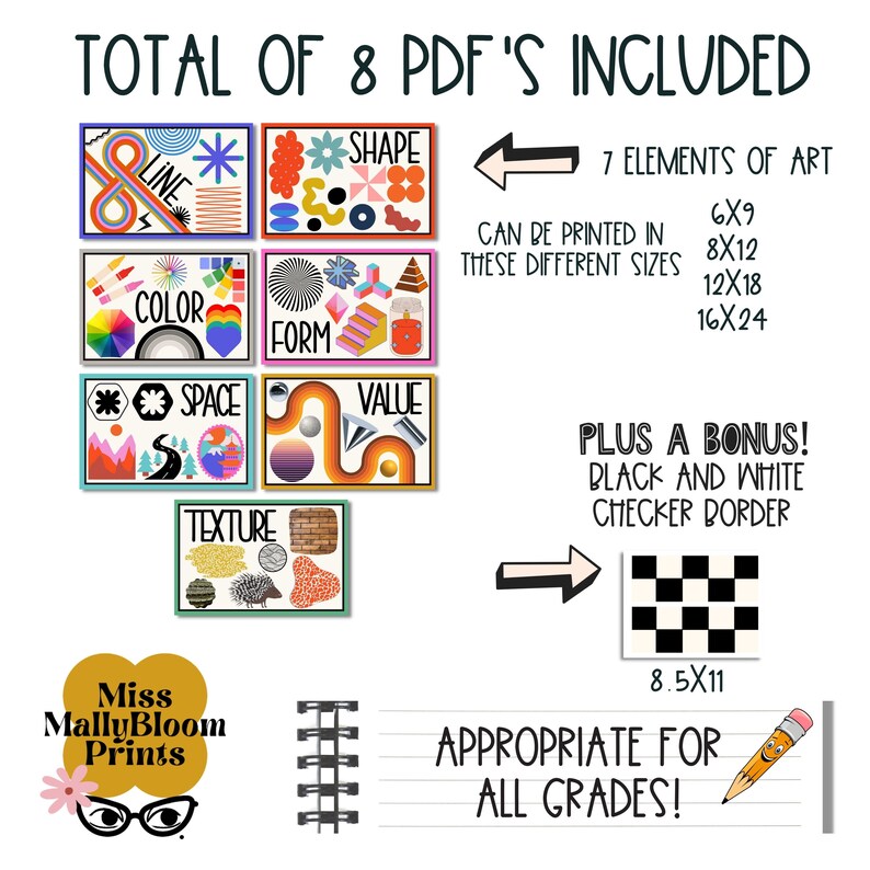 Elements of Art Poster Bundle Classroom Decor Classroom - Etsy