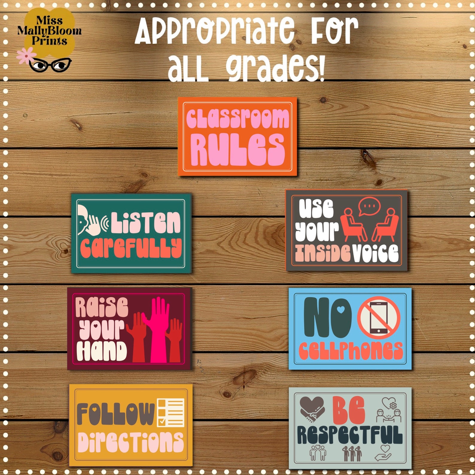 Classroom Rules Poster_bulletin Board Printables Classroom | Etsy