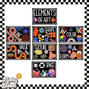 Elements of Art, Art Elements Poster Bundle, Art Classroom Decor ...