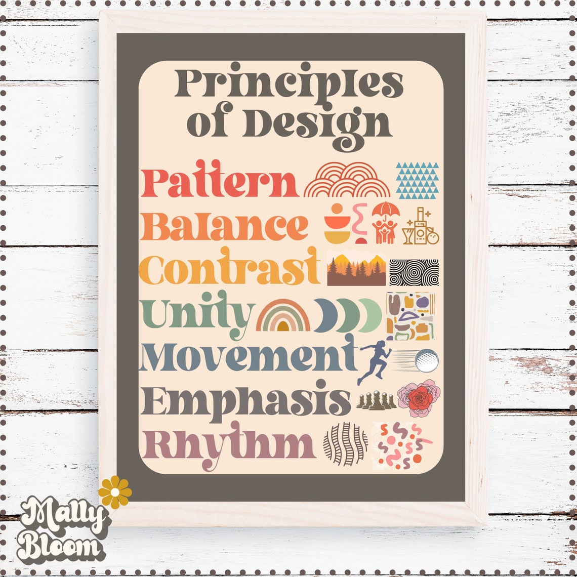 Elements of Art Classroom Poster Art Classroom Wall Decor - Etsy