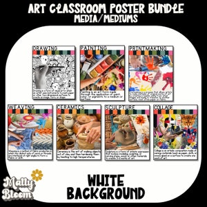 Art Classroom Poster Bundle, Classroom Decor, Classroom Poster Bundle ...