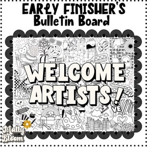 Art Bulletin Board Kit, Art Room Decor, Art Teacher Decor, Back to ...