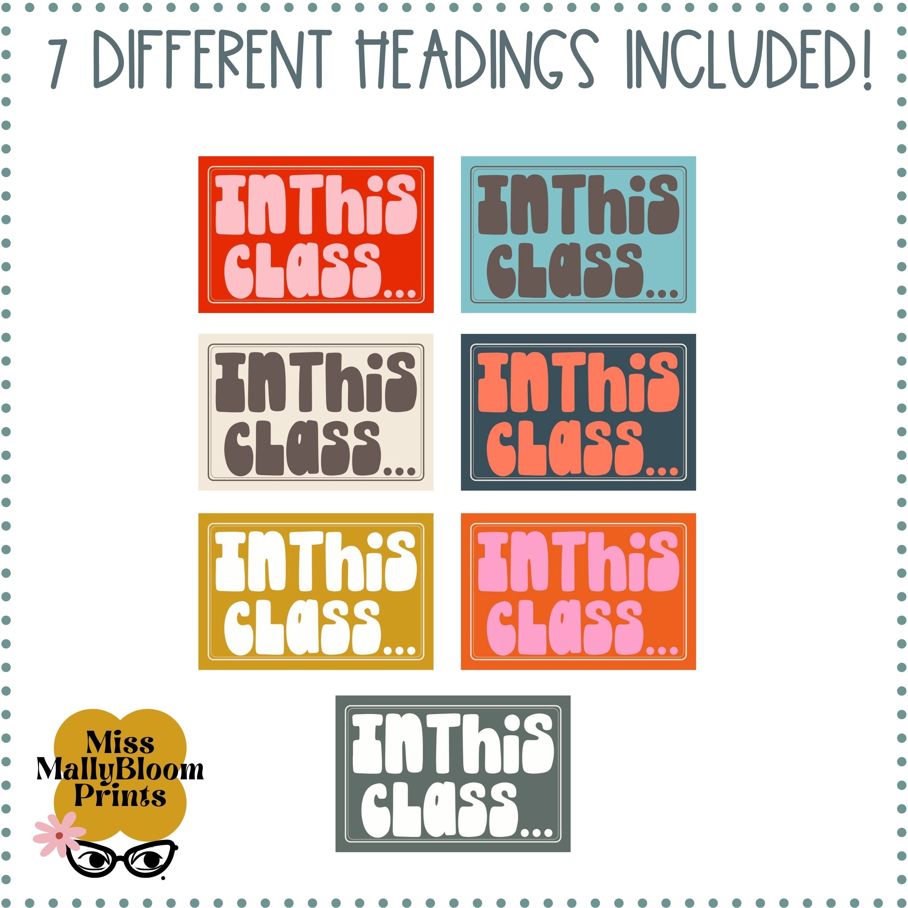 Classroom Positive Quotes Poster Bundle_bulletin Board Growth | Etsy