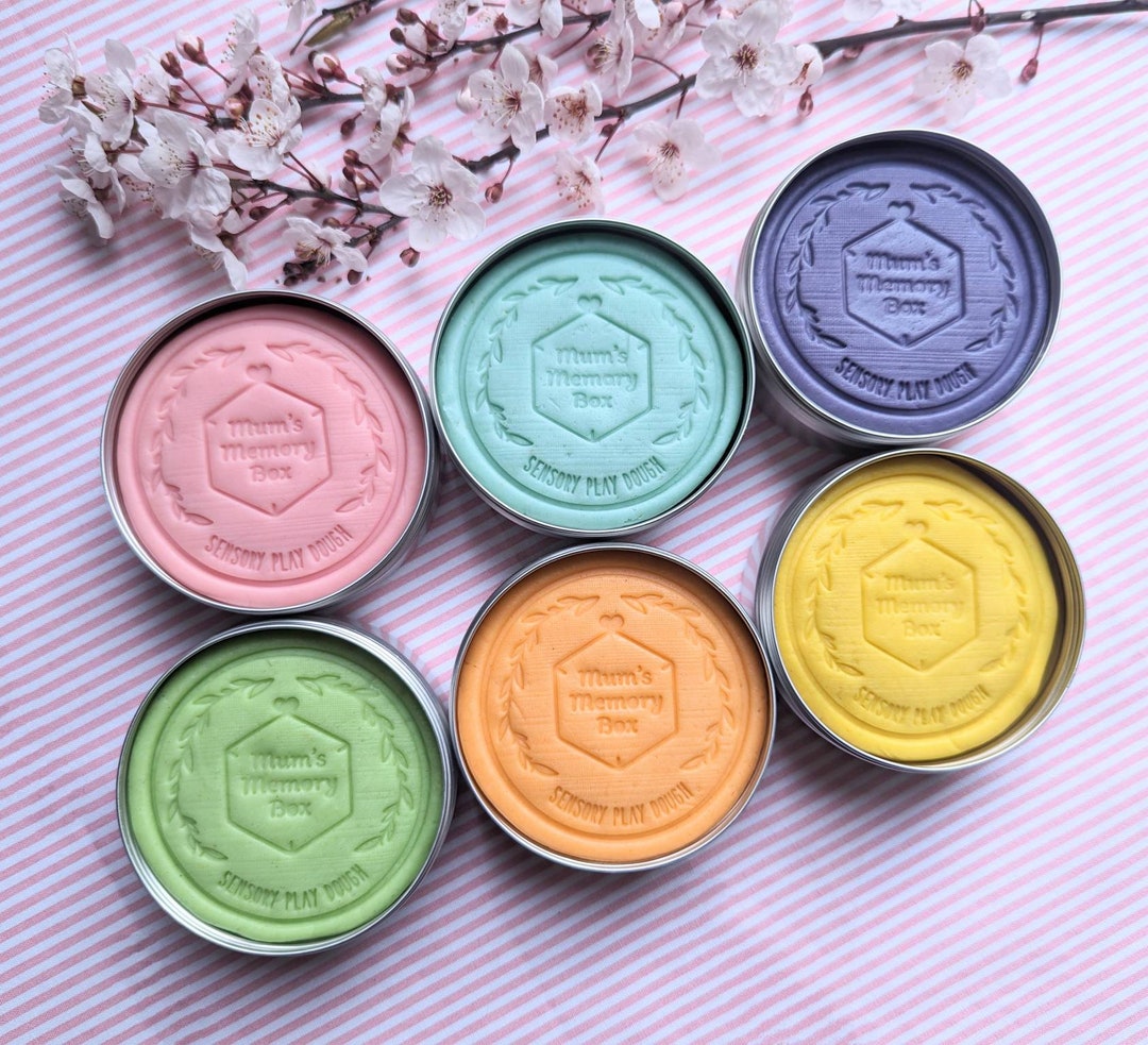 Pastel Scented Sensory Play Dough | Pastel Play Dough - Etsy