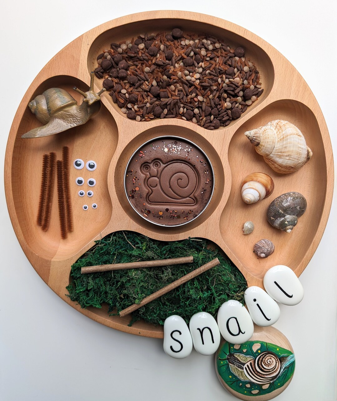 Autumn Snail Sensory Play Dough Kit Snail Play Dough Autumnal Sensory ...