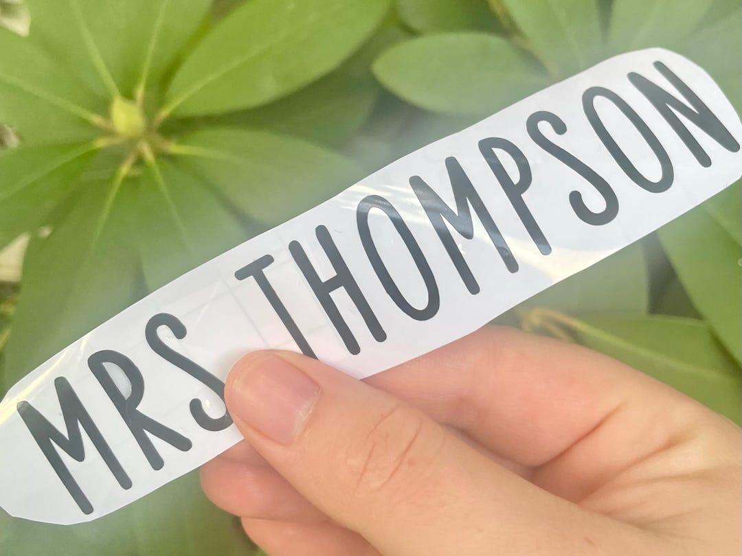 Custom Vinyl Decal Lettering, Personalized Vinyl Stickers - Etsy