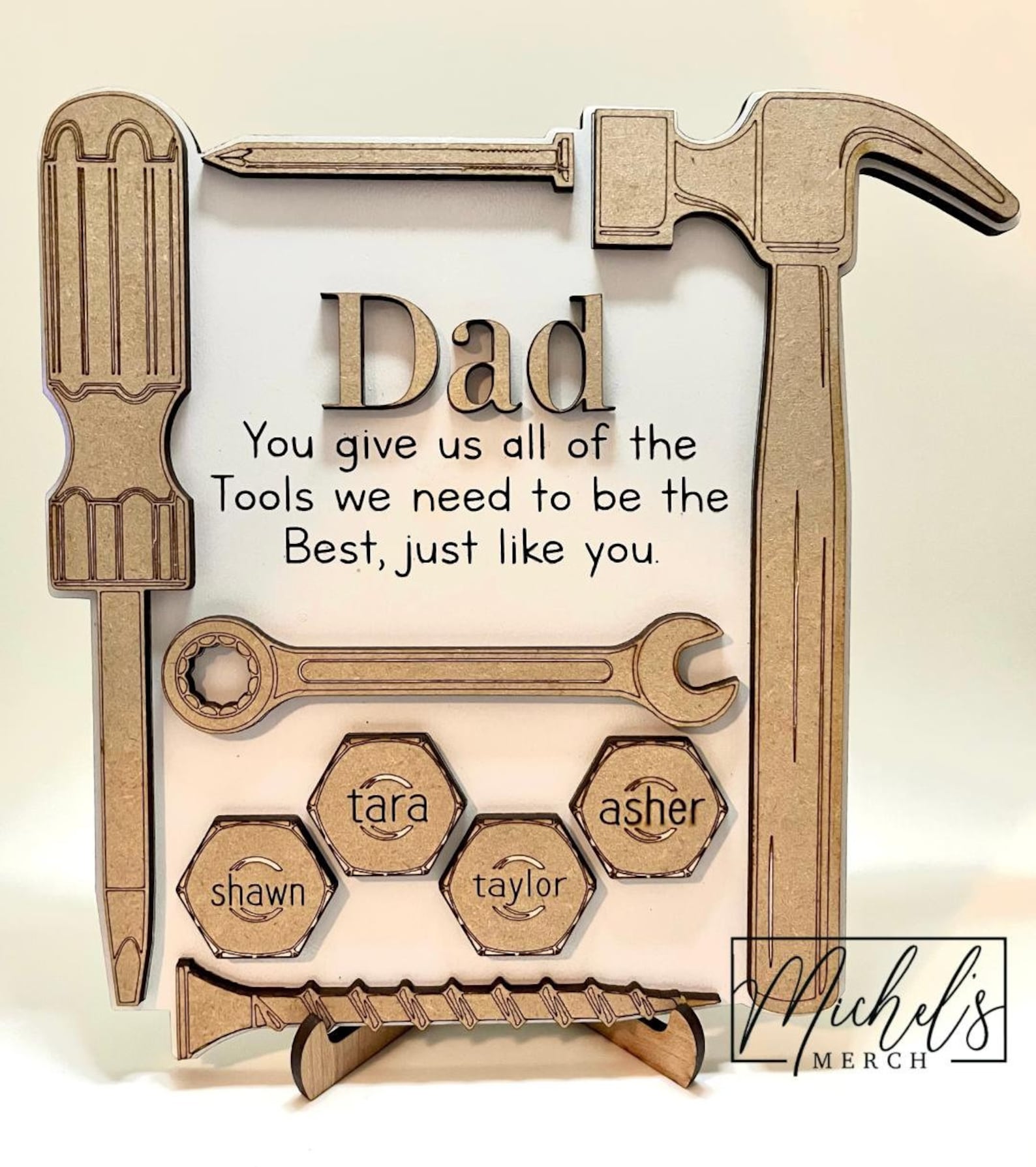 Father's Day Tools SVG Bundle ( 2-6 Kids) Svg FILE ONLY - Etsy